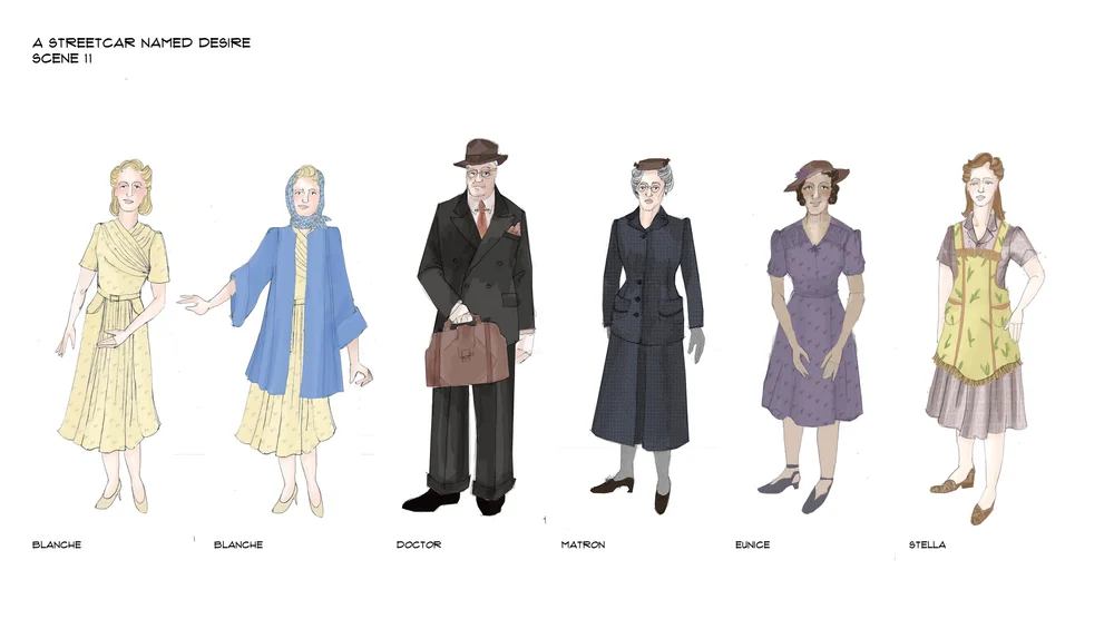 A Streetcar Named Desire Blanche Costume