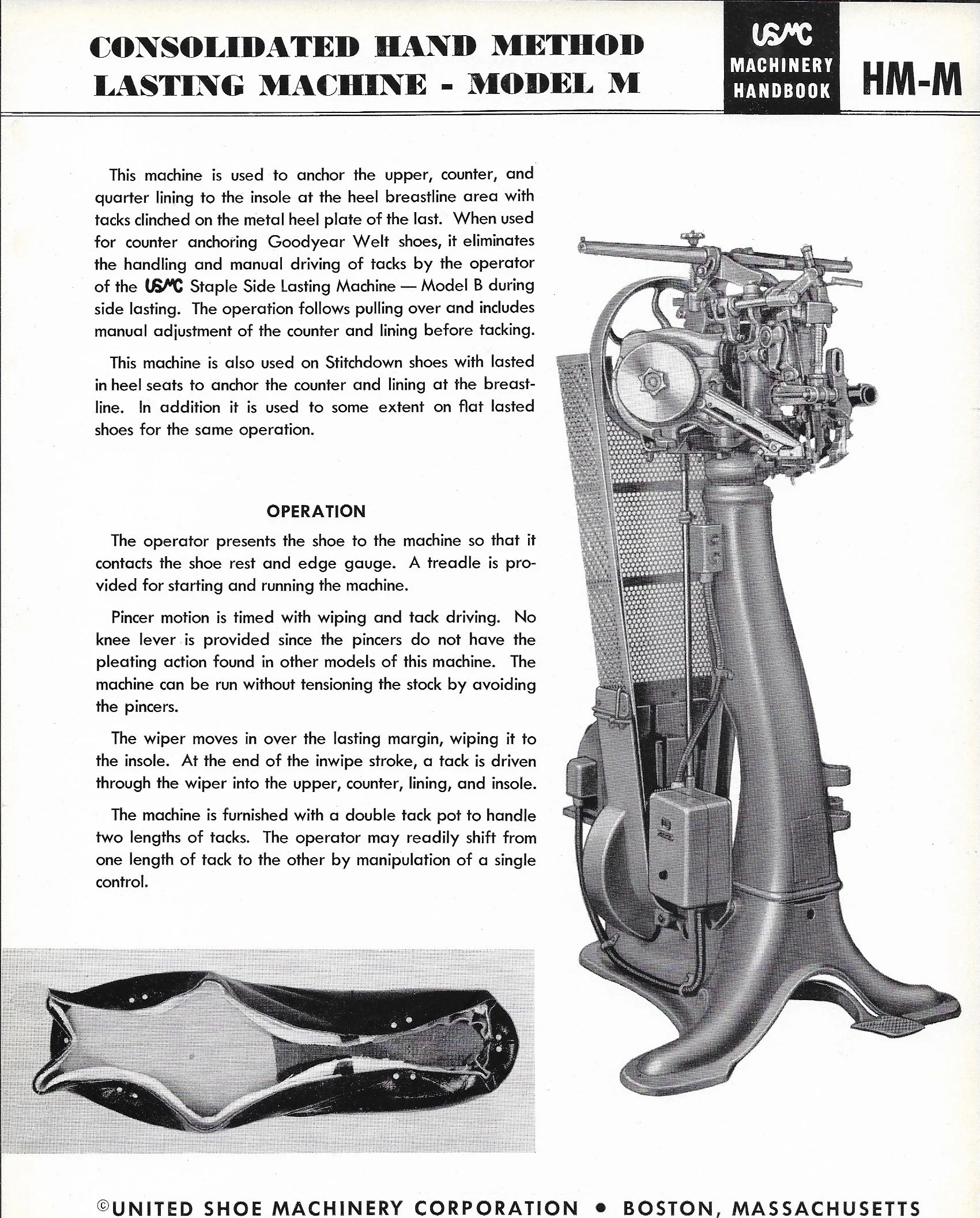 The Matzeliger Lasting Machine — C T W