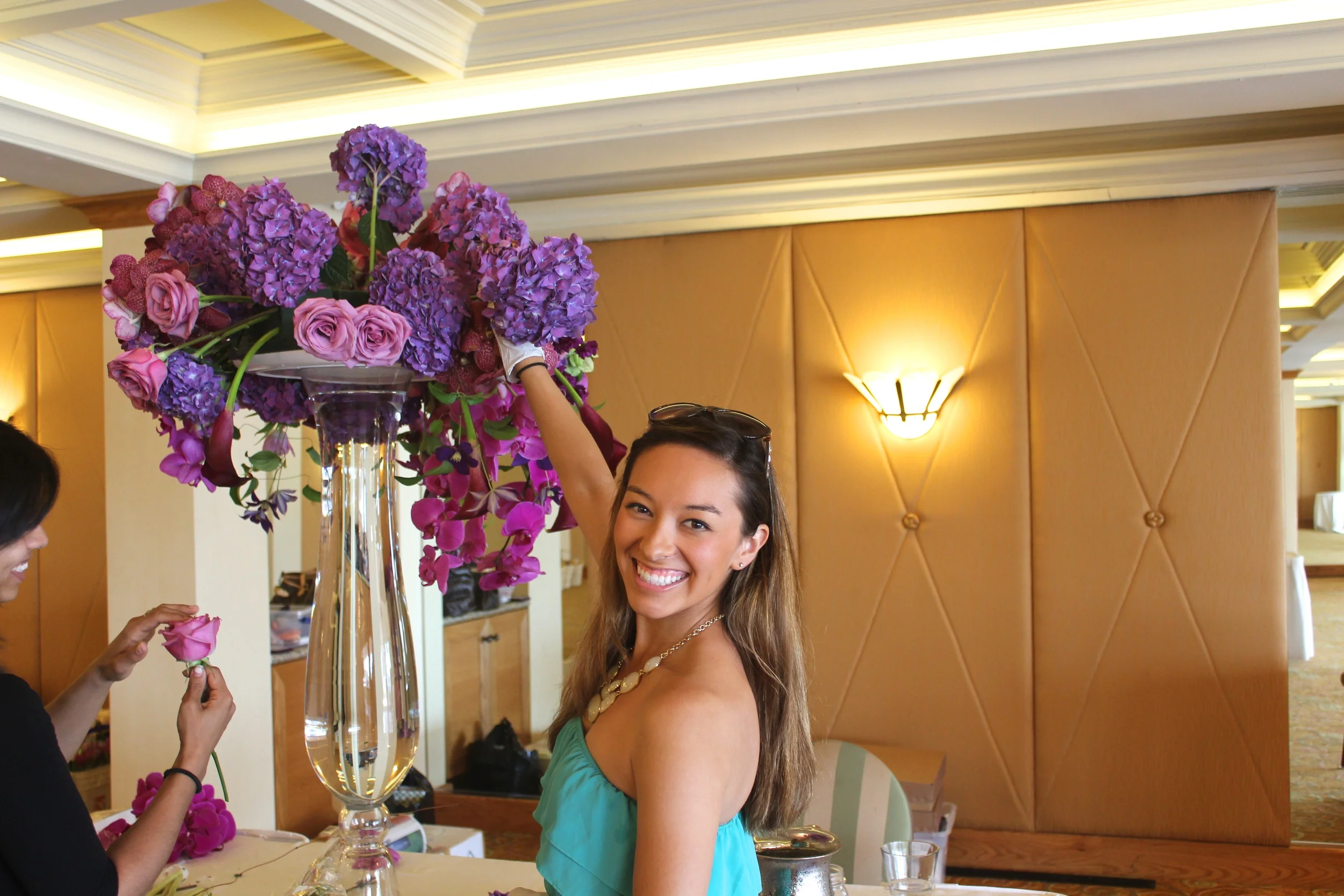 Day 1 of Karen Tran's Master Floral Class — JoAnna Dee Weddings