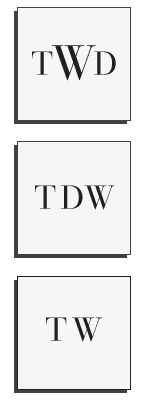 Monogram Guide — Three Designing Women