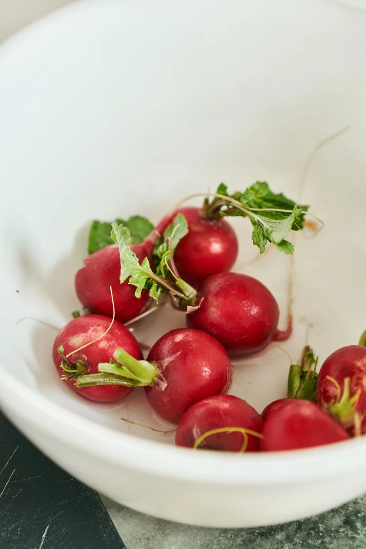 Hot Honey Roasted Radishes and Hummus — OhCarlene