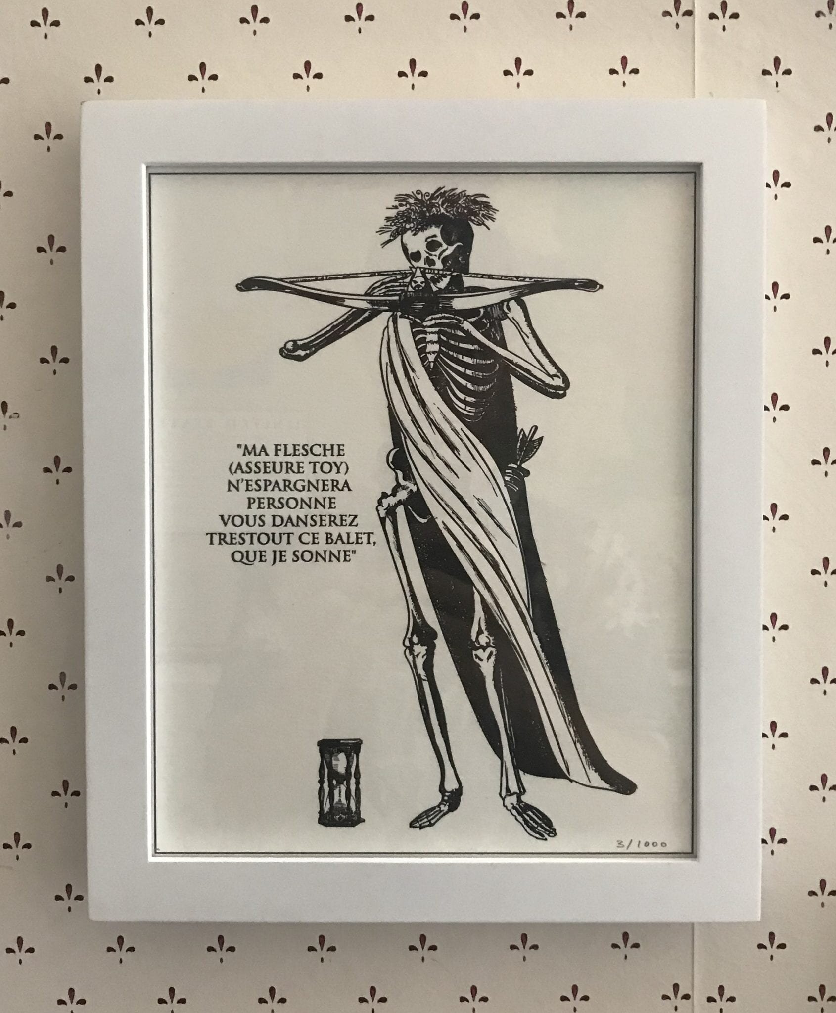 Old French "Memento Mori" - You will all dance the ballet of which I ...