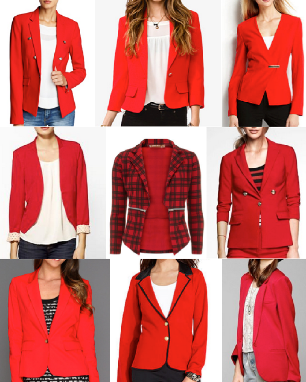 Today's Everyday Fashion: The Red Blazer — J's Everyday Fashion