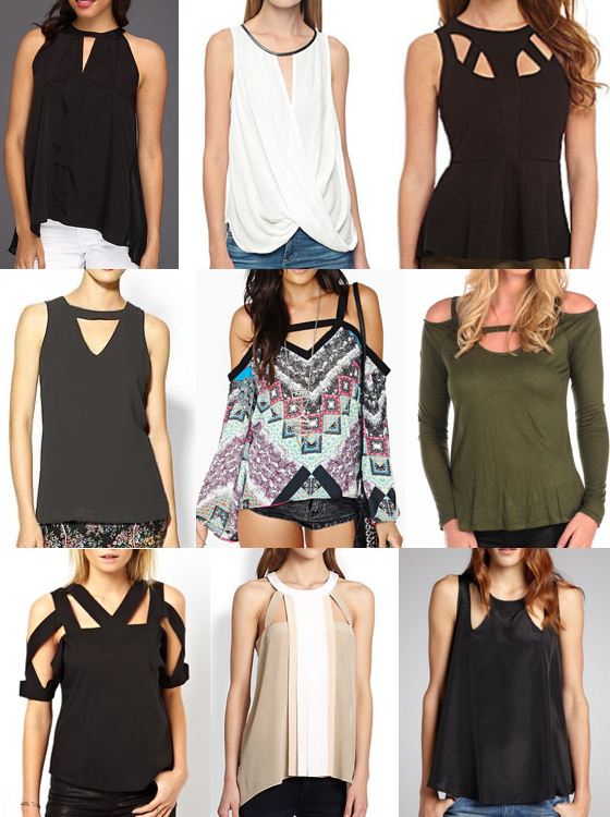 Today's Everyday Fashion: Cut Out Tops — J's Everyday Fashion