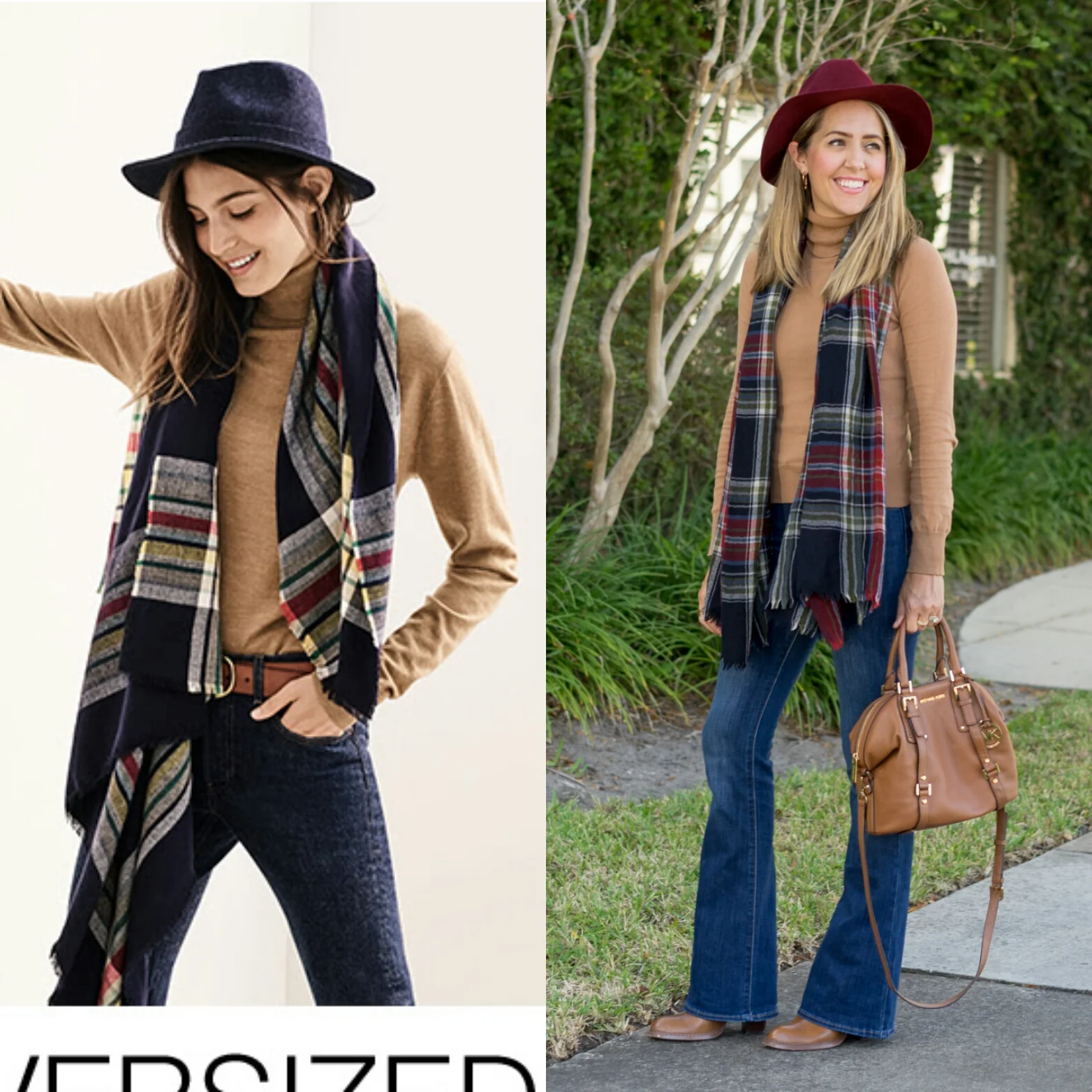 Today's Everyday Fashion: The Plaid Scarf — J's Everyday Fashion
