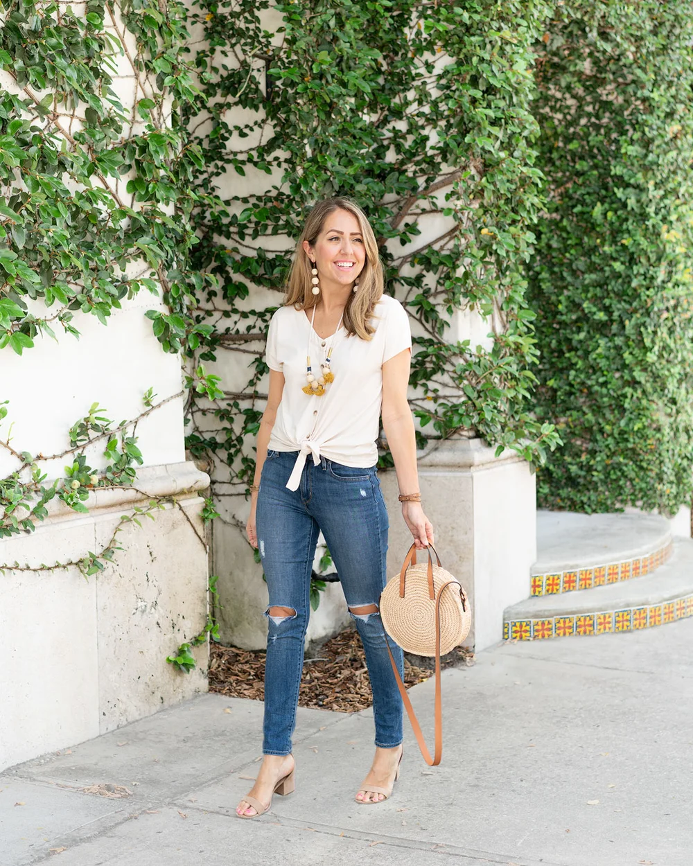 Eden & Ivy Fair Trade Button Top — J's Everyday Fashion