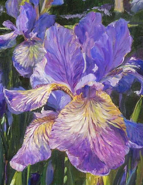 Friday Night Art & Wine - Paint Irises w/ Shirley Sakatani: March 27, 5 ...