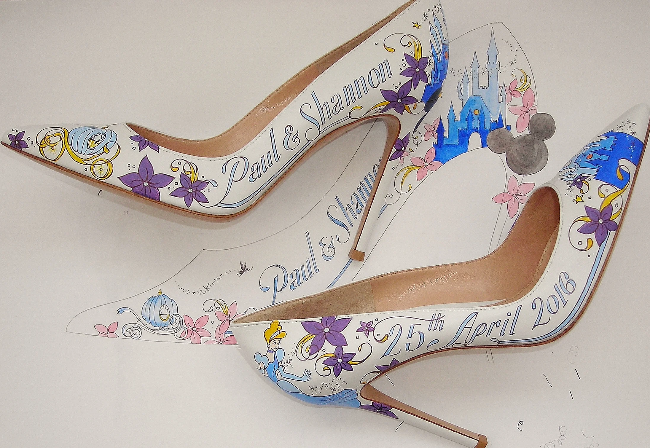 Have you seen these Disney Fairytale Princess Wedding Shoes?