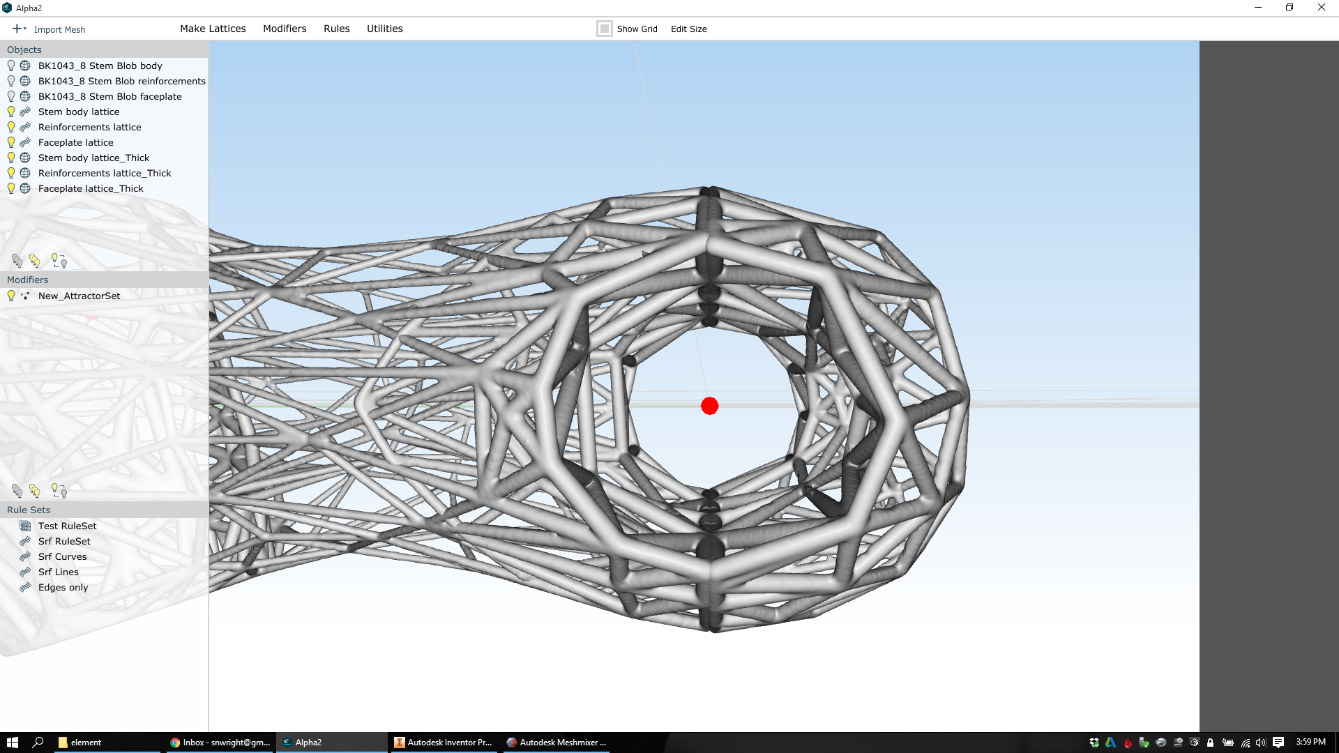 Lattice design workflow, part 3: Integrating full mechanical features ...