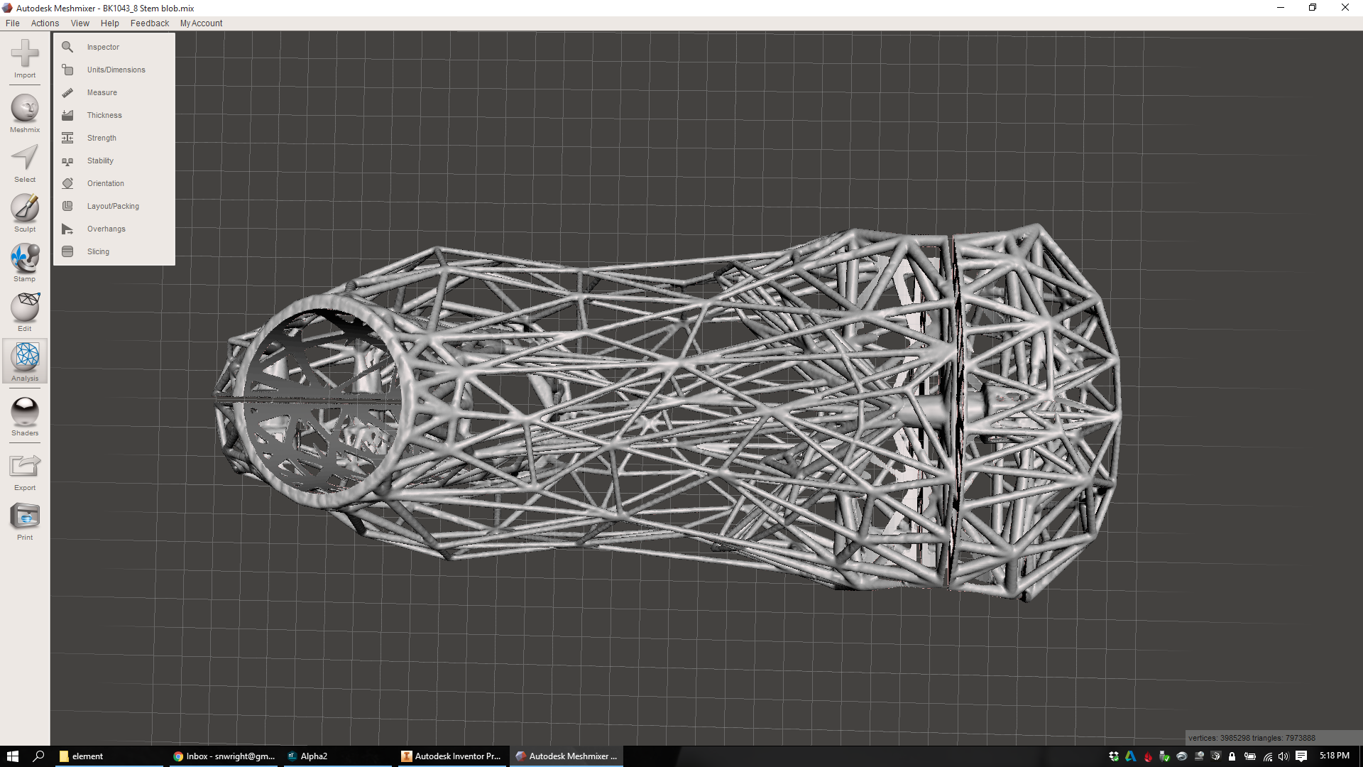 Lattice design workflow, part 3: Integrating full mechanical features ...