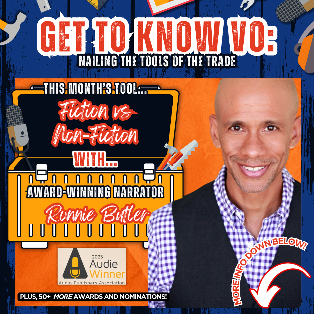 Get to Know V.O. with Ronnie Butler: Fiction vs. Non-Fiction — The V.O ...