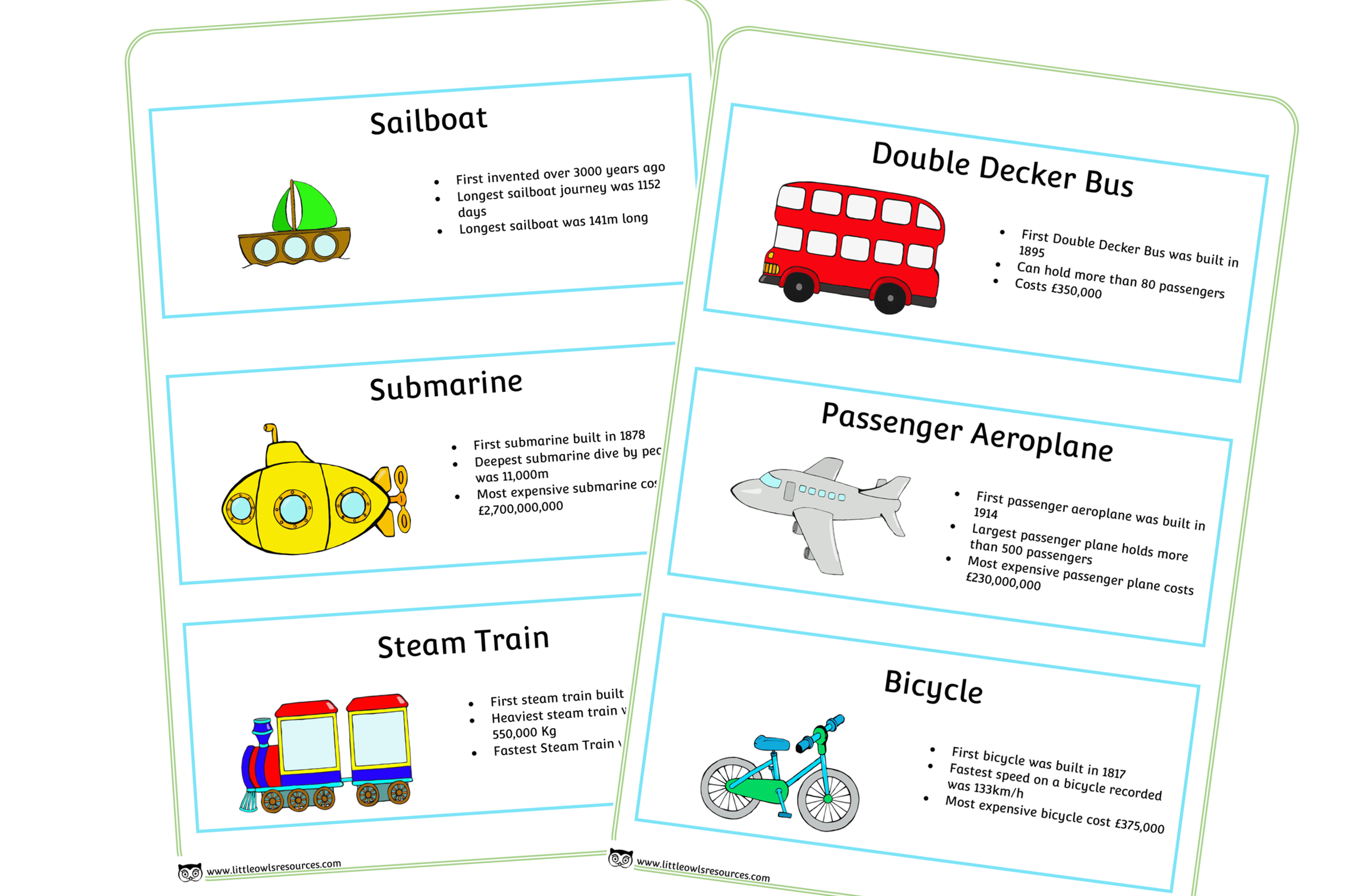 FREE On the Move/Vehicles/Transport/Travel Topic printable Early Years ...