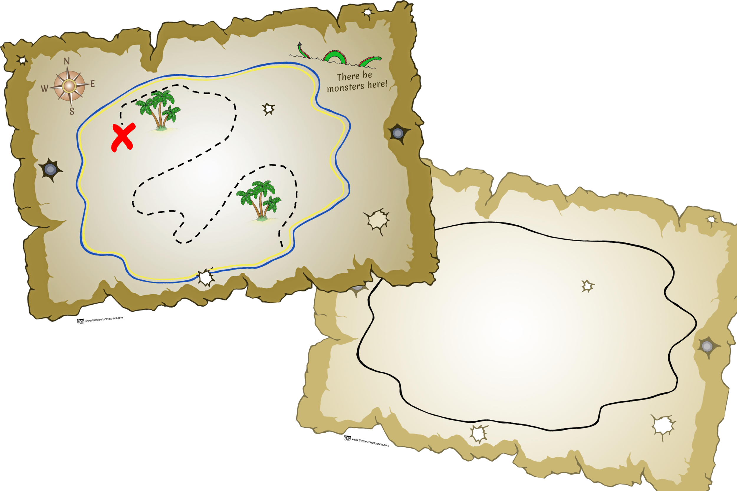 Free Printable Treasure Hunt Maps – ERLH