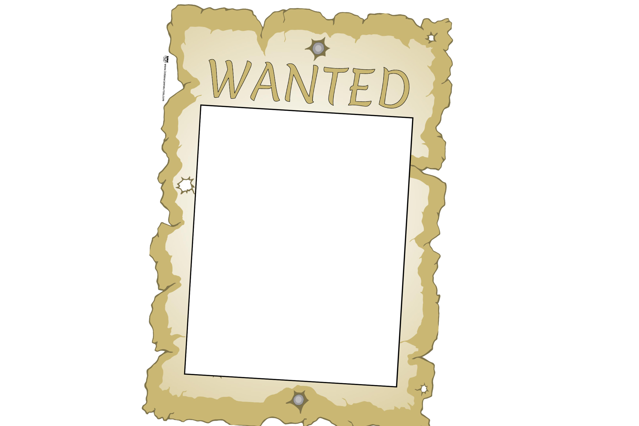 Goldilocks Wanted Poster Template