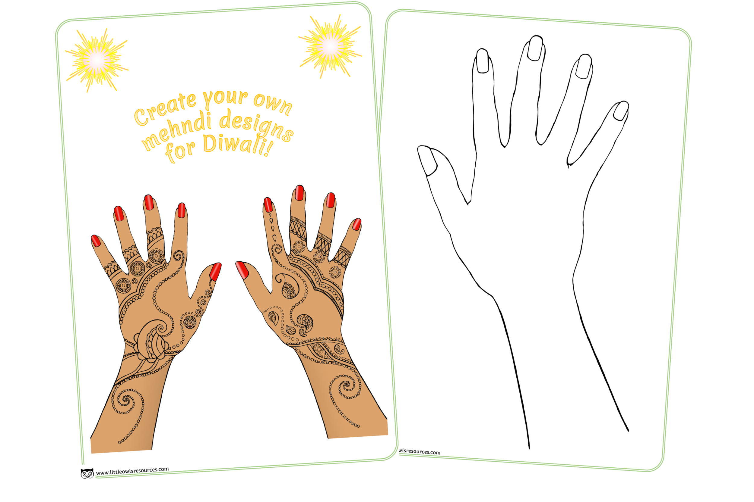 Henna Designs For Kids To Draw