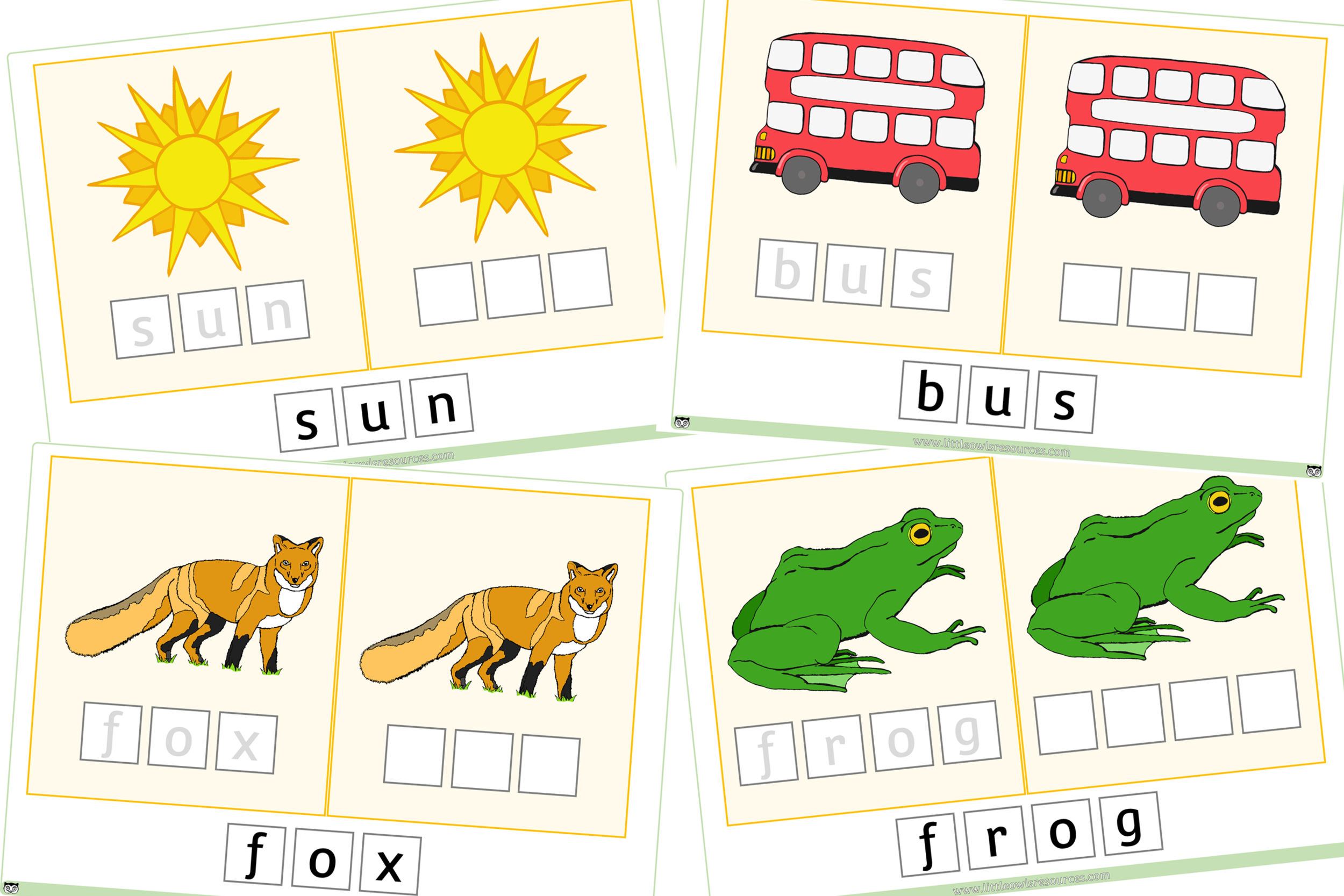 FREE CVC Word Game printable Early Years/EY (EYFS) resource/download ...
