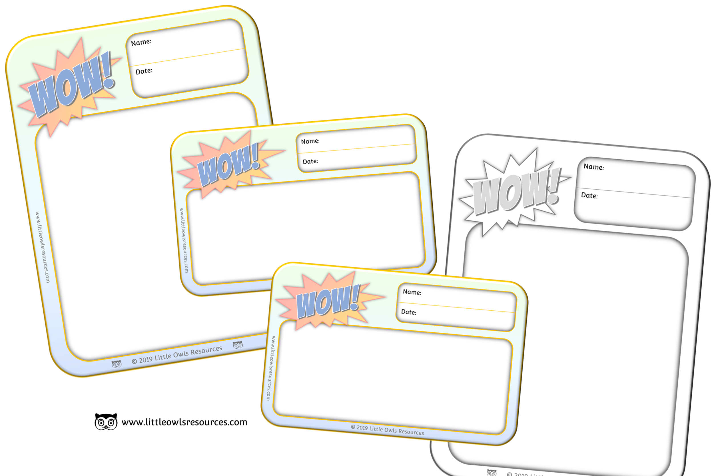 FREE Wow Moment Sheets printable Early Years/EY (EYFS) resource ...