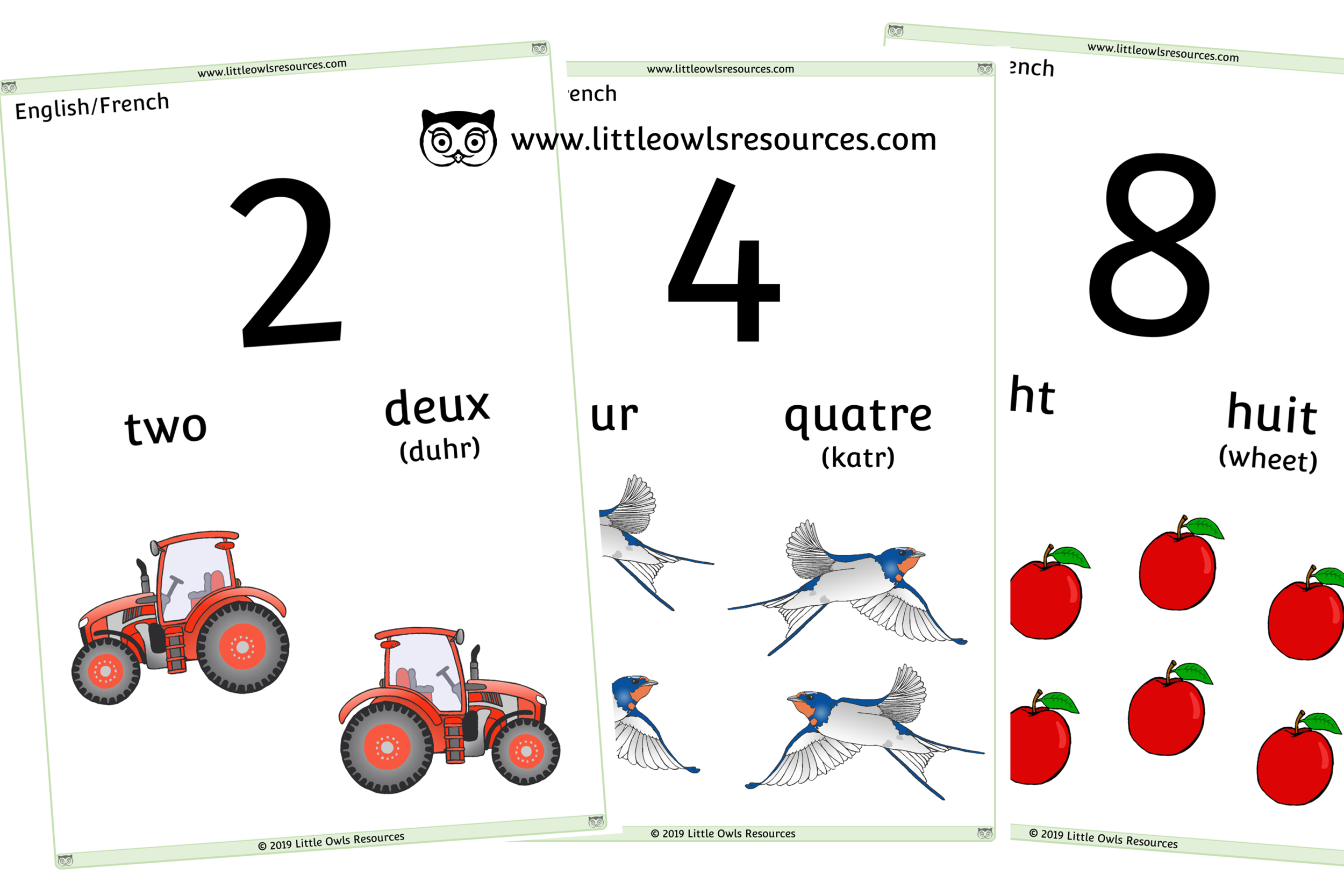 French Numbers 0 10