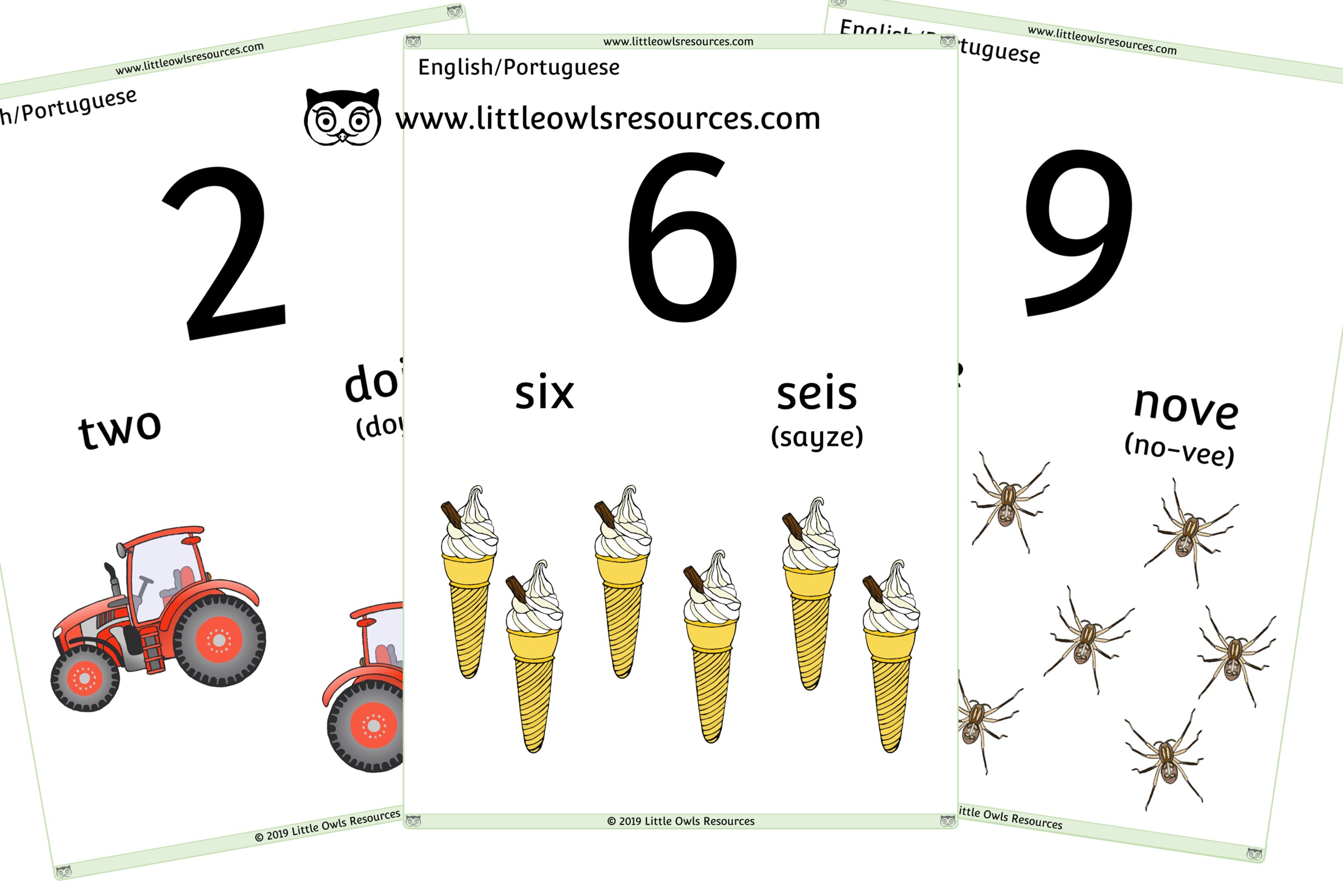 Portuguese Numbers 10