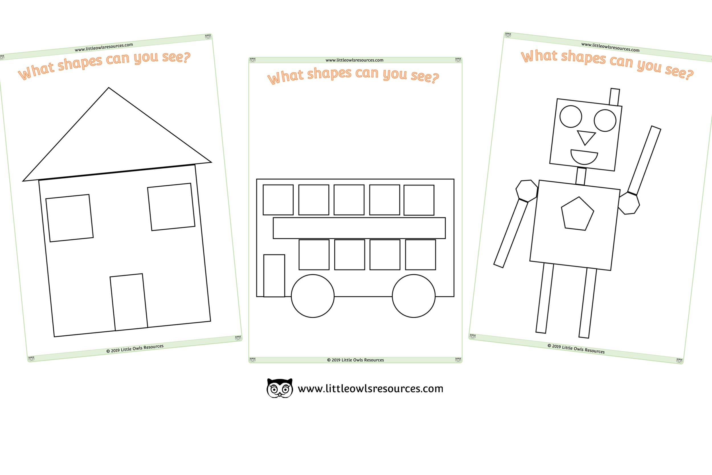 FREE What shapes can you see? printable Early Years/EY (EYFS) resource ...
