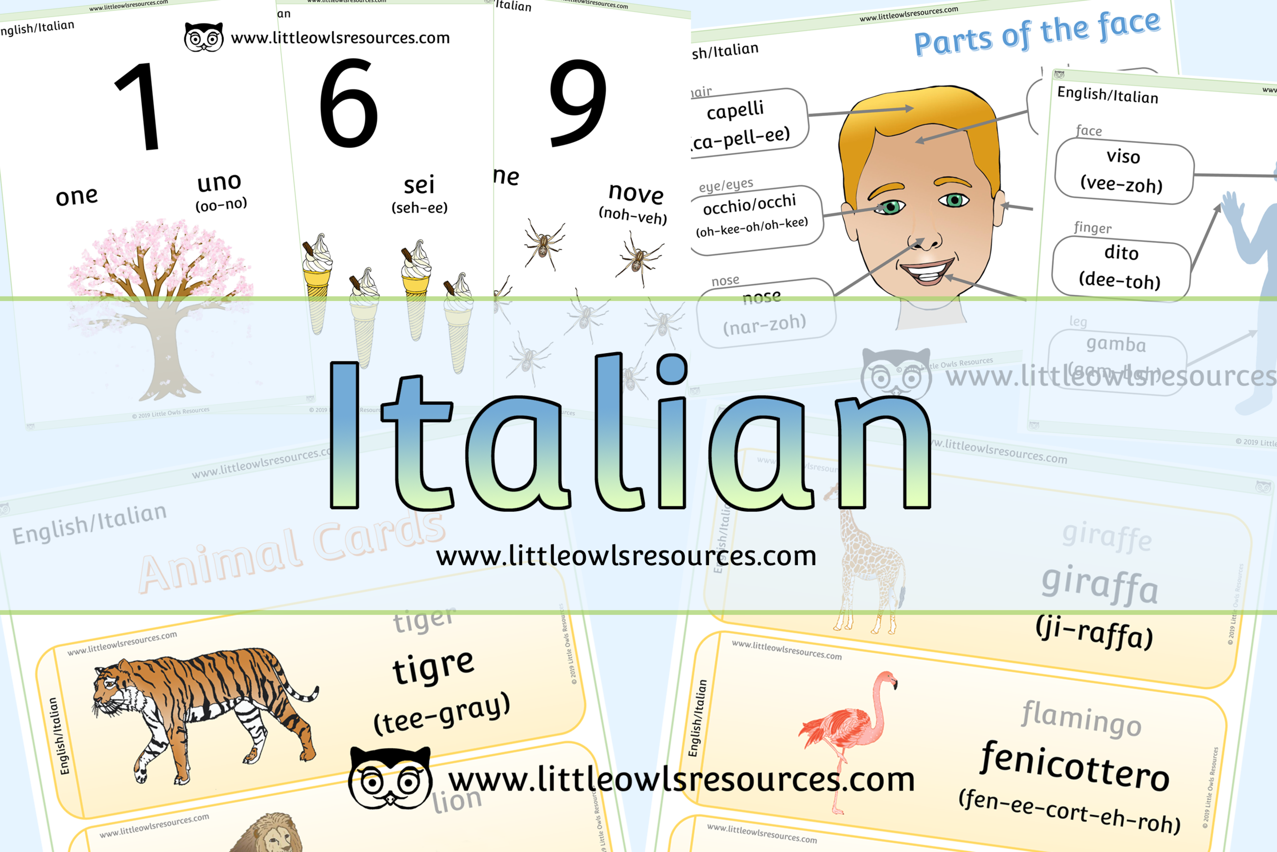 *DUAL LANGUAGE MENU* — Little Owls Resources - FREE