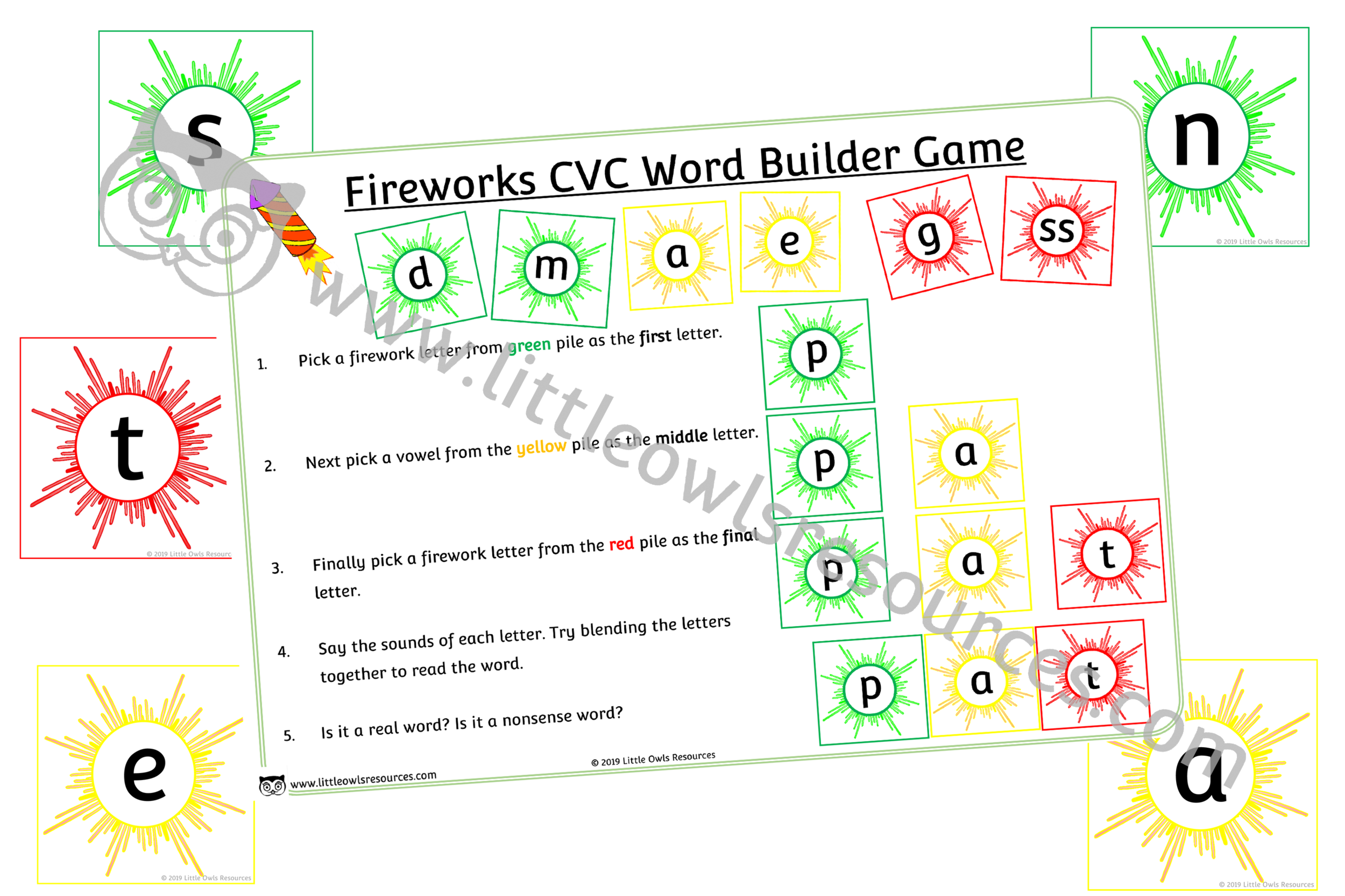 FREE Fireworks/Bonfire/Guy Fawkes Night printable resources/activities ...