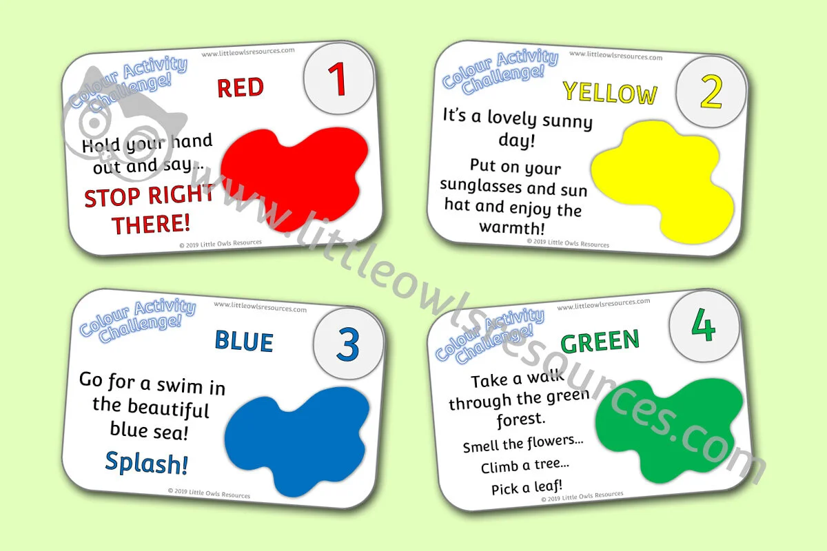 FREE Colours printable Early Years/EY (EYFS) resources/activities ...