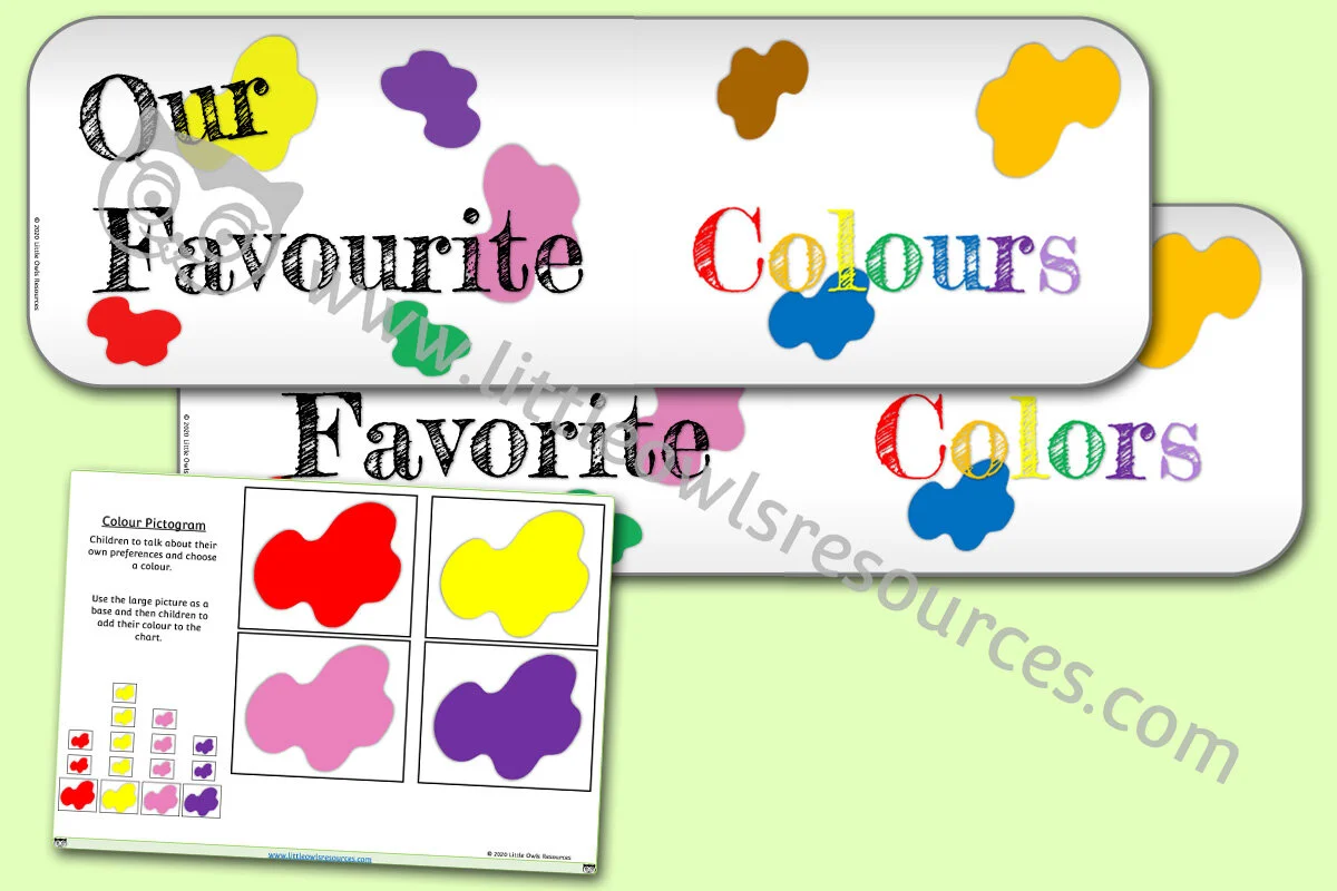 FREE Colours printable Early Years/EY (EYFS) resources/activities ...