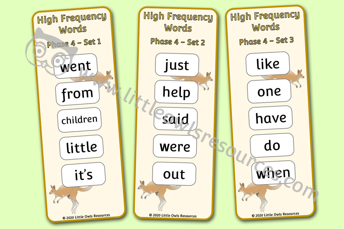 FREE High Frequency Sight Word Flashcards/Activities/Display for Early ...