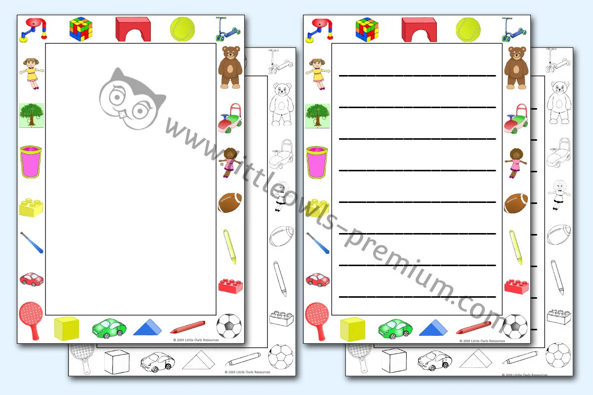 FREE Toys Topic/Theme printable Early Years (EYFS) resources/downloads ...