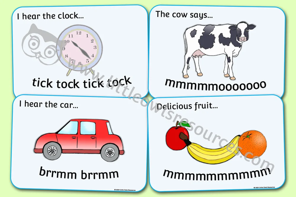 FREE Phase 1 Letters and Sounds Flashcards - Input Early Years (EYFS ...