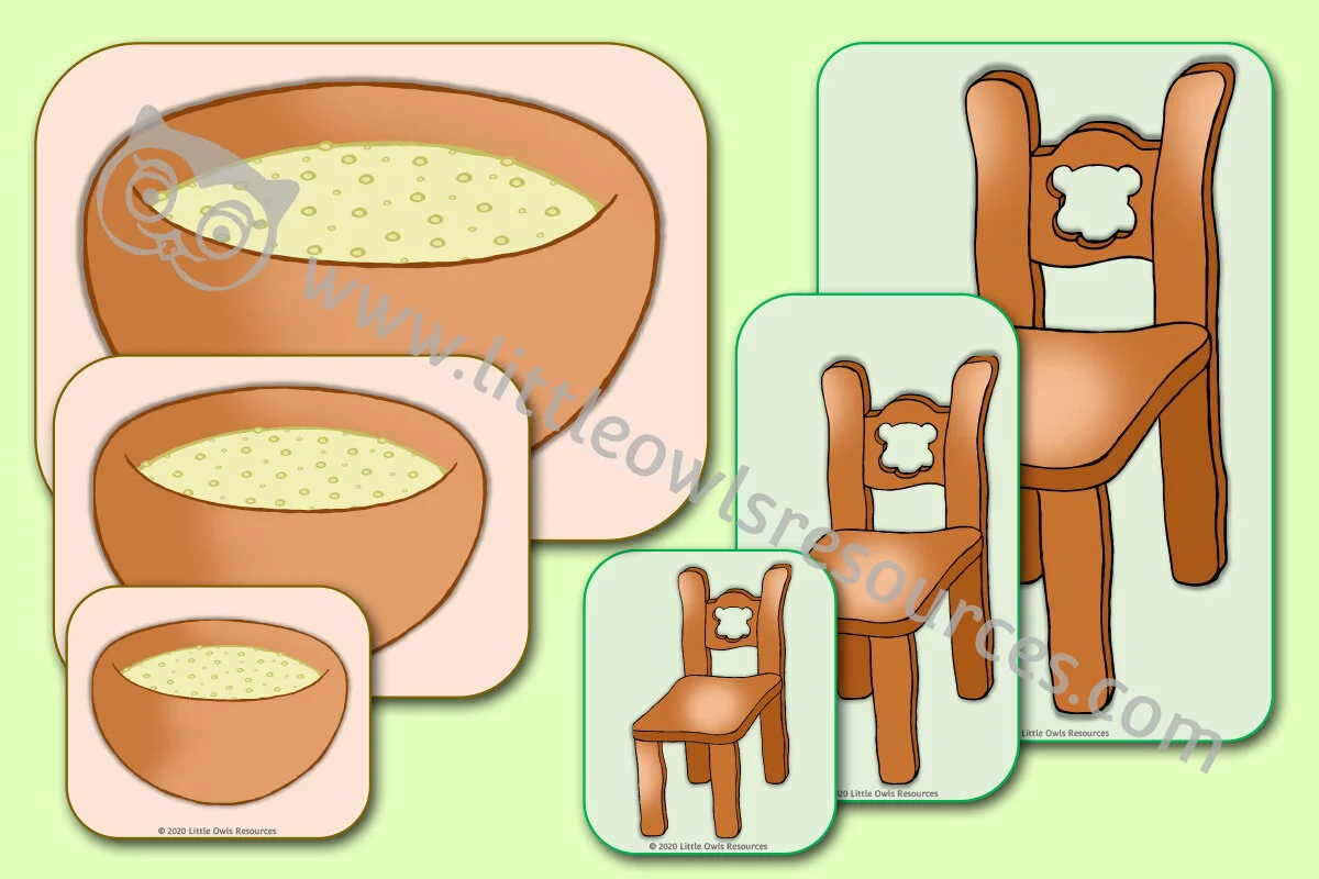 FREE Goldilocks and the Three Bears printable Early Years/EYFS ...