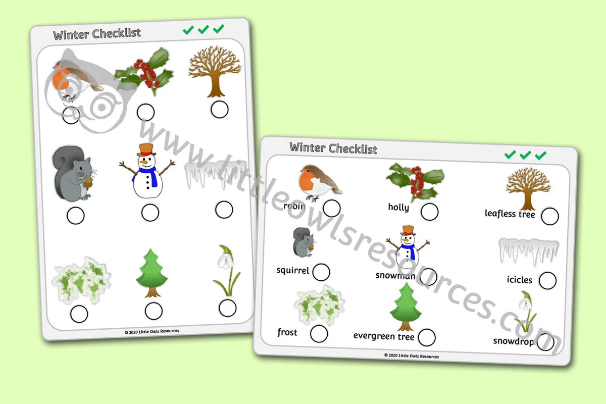 FREE Winter printable Early Years/EY (EYFS) resources/downloads ...