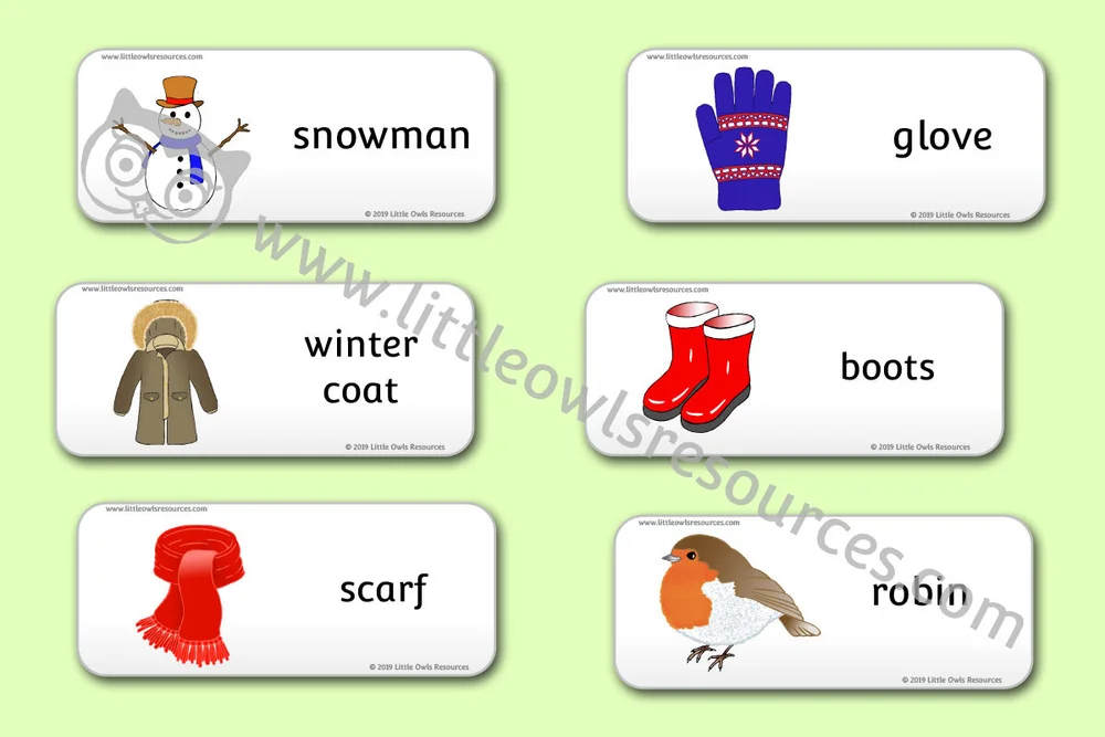 FREE Winter printable Early Years/EYFS/preschool/reception/childminder ...