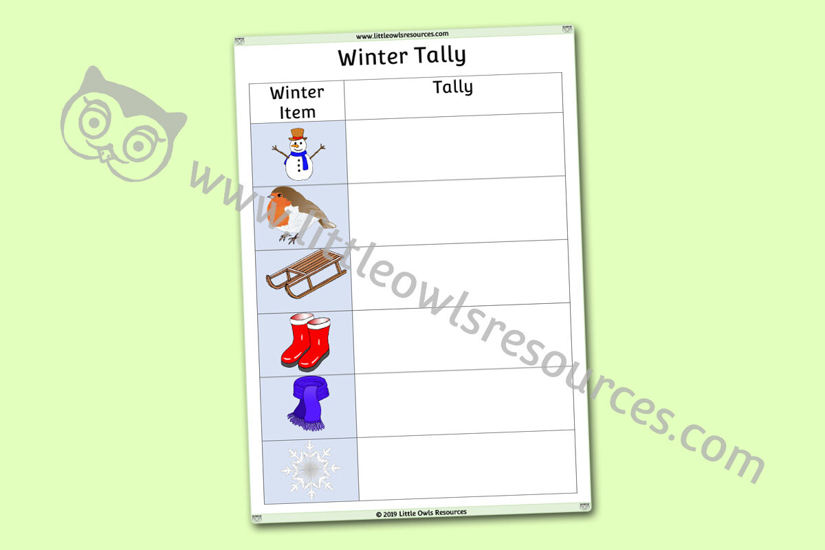 FREE Winter printable Early Years/EY (EYFS) resources/downloads ...