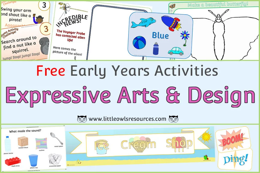 FREE Expressive Arts and Design(EAD) printable Early Years/EY (EYFS ...