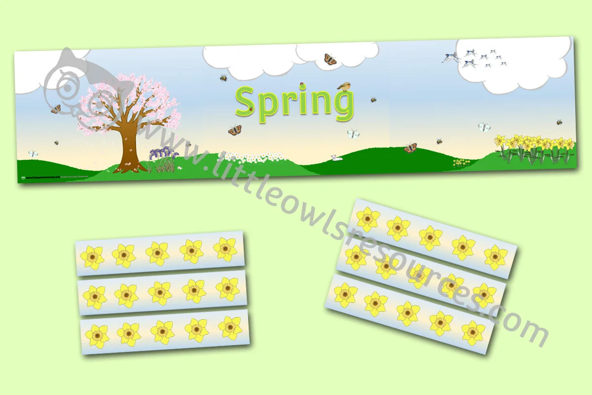 Spring Banner Printable