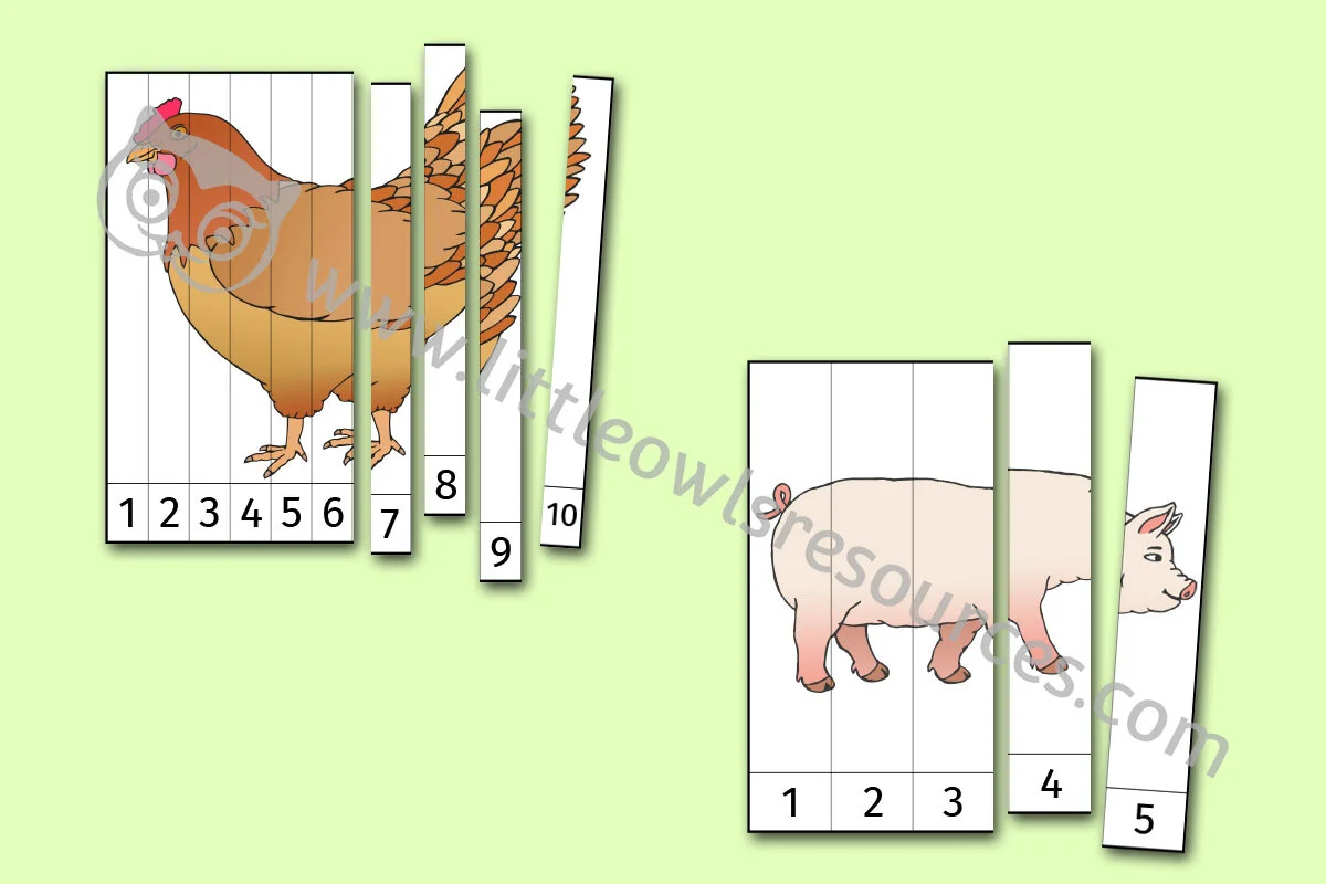 FREE Farm Animals and their young - Match Game Early Years/EY (EYFS) resource — Little Owls ...
