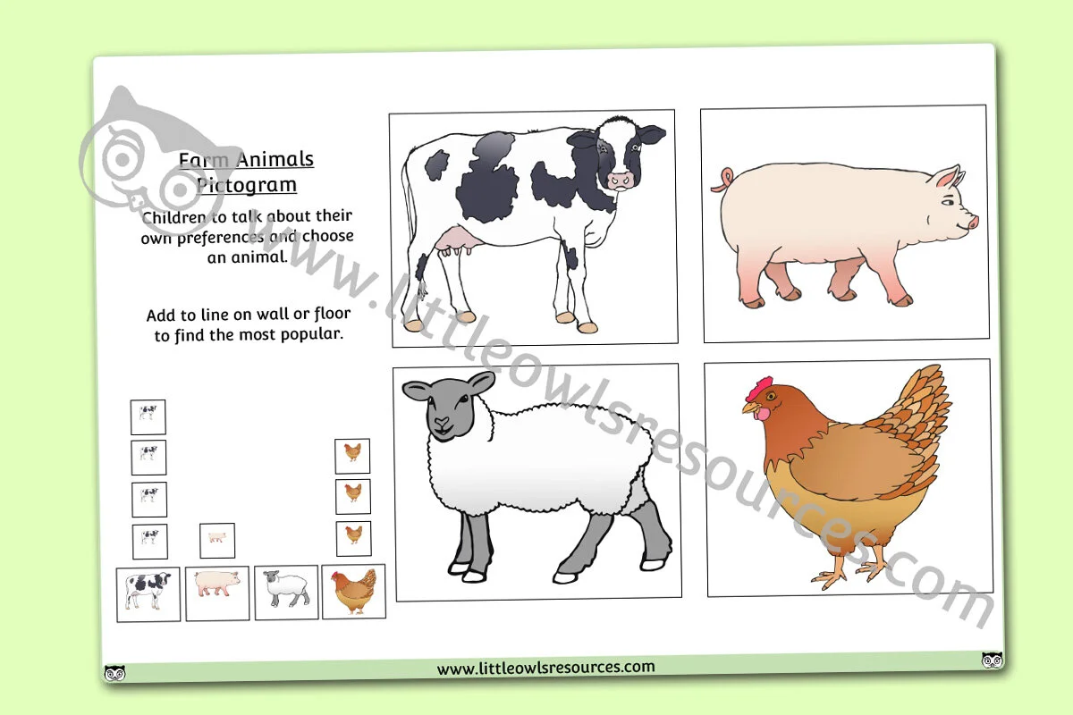 FREE On The Farm printable Early Years/EY (EYFS) resources/downloads ...