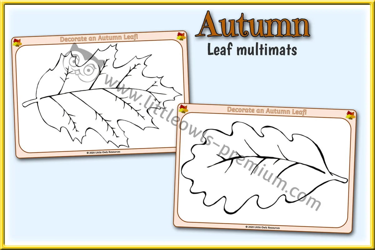 FREE Autumn Season Topic/Weather printable Early Years/EY (EYFS ...