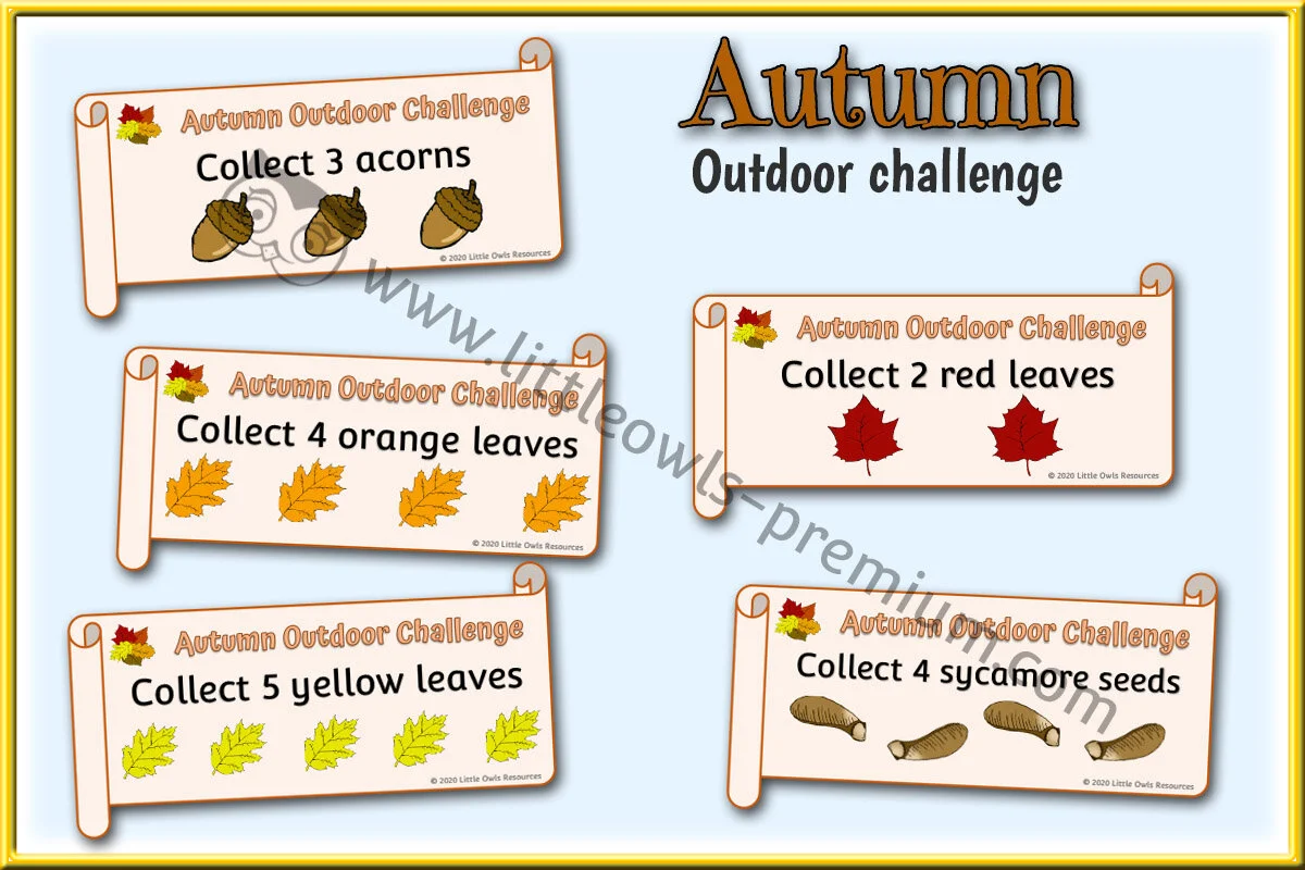 FREE Autumn Season Topic/Weather printable Early Years/EY (EYFS ...