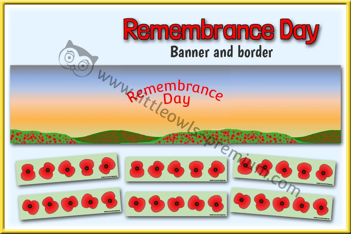 FREE Remembrance Day printable Early Years/EY (EYFS) resources ...