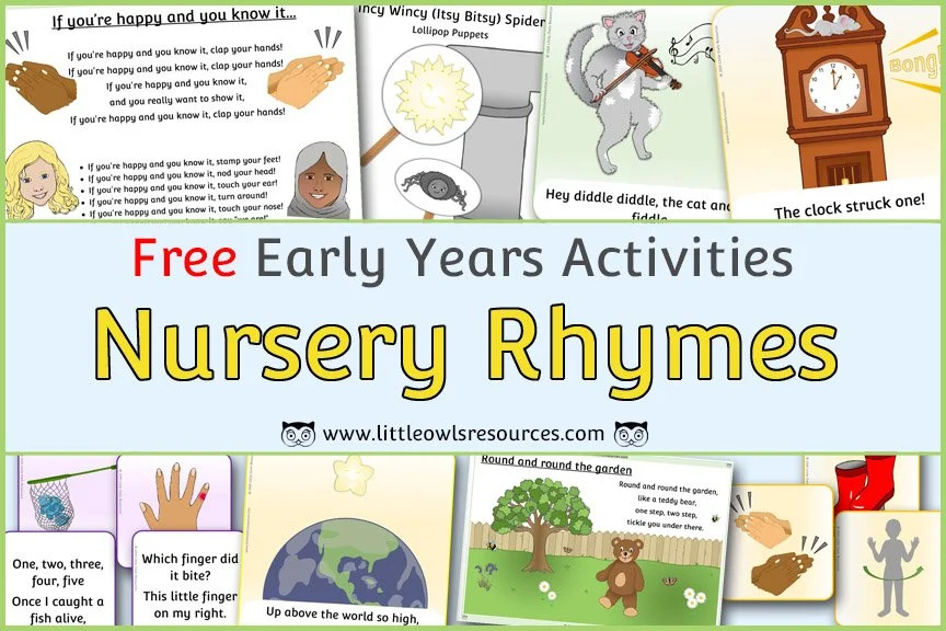 Free Nursery Rhyme Printable Early Years/EY (EYFS) resources/downloads ...