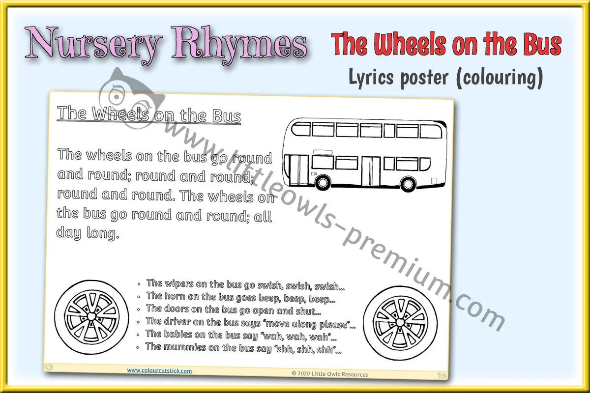 Free Nursery Rhyme Printable Early Years/EY (EYFS) resources/downloads ...