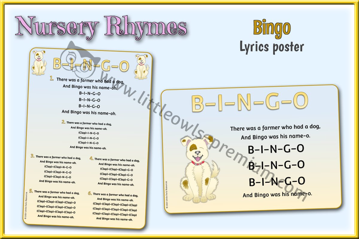 Free Nursery Rhyme Printable Early Years/EY (EYFS) resources/downloads ...