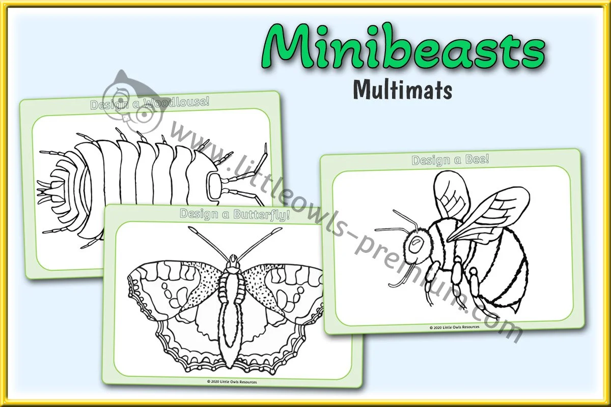 FREE MINIBEASTS printable Early Years/EY (EYFS) resources/downloads ...