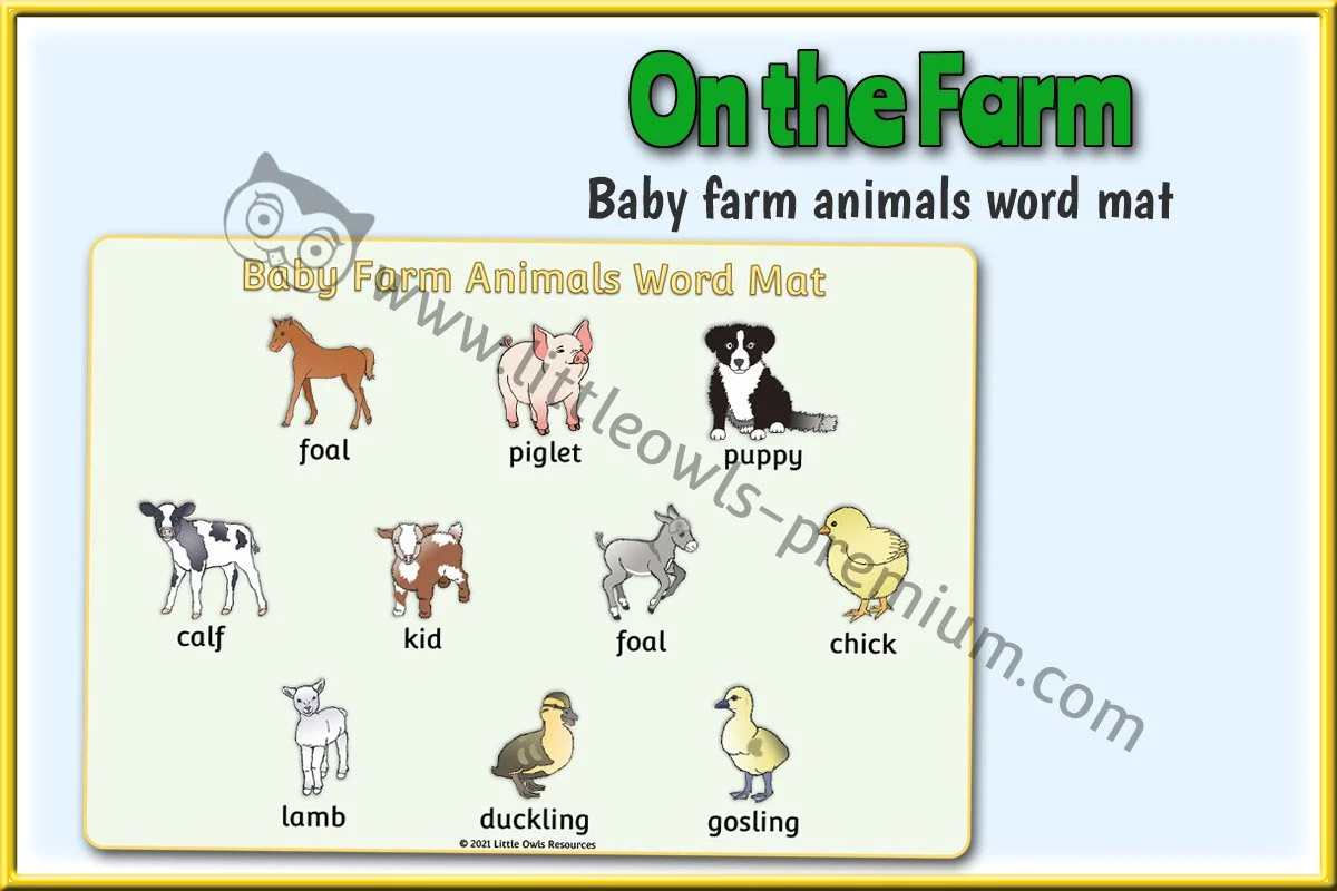 FREE On The Farm printable Early Years/EY (EYFS) resources/downloads ...