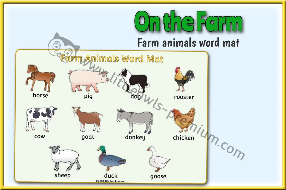 FREE On The Farm printable Early Years/EY (EYFS) resources/downloads ...
