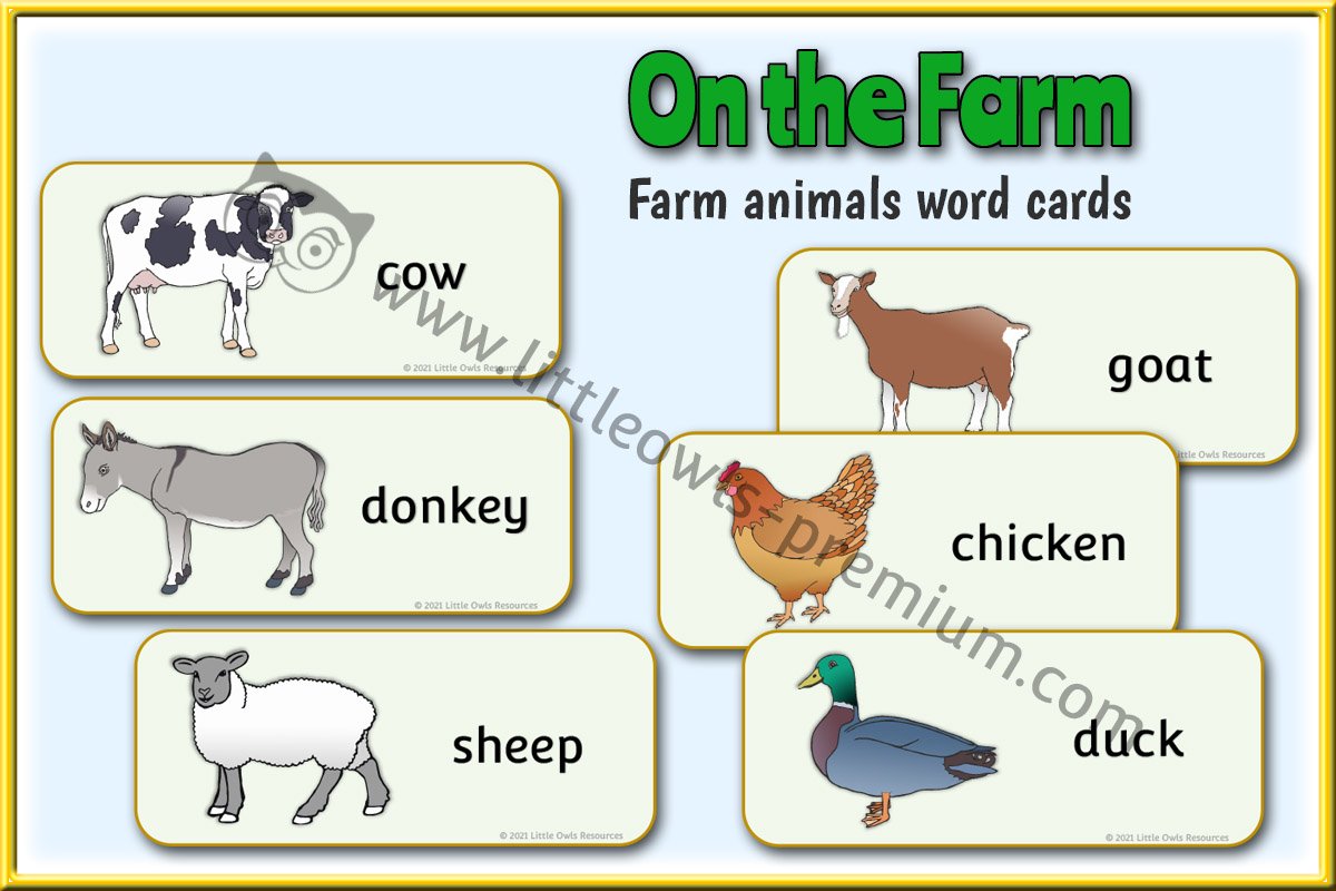 FREE On The Farm printable Early Years/EY (EYFS) resources/downloads/activities — Little Owls ...