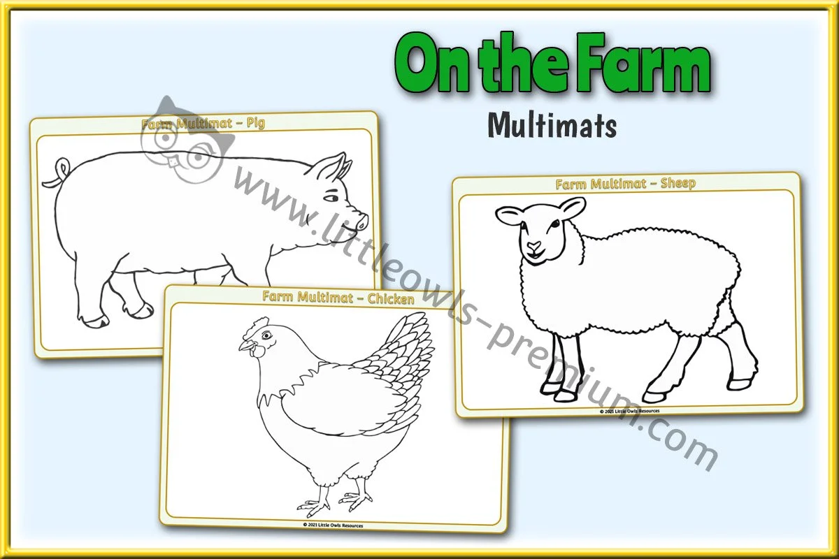 FREE On The Farm printable Early Years/EY (EYFS) resources/downloads ...